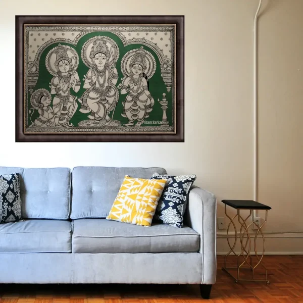 'Ram Darbar' when Lord Ram sitted on the throne. - Ample Handicraft